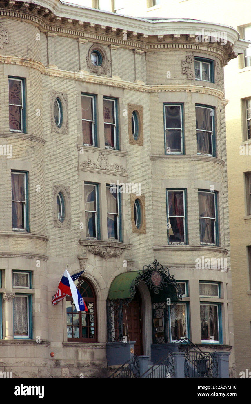 The "Russia House Restaurant & Lounge" in Washington DC, USA Stock ...