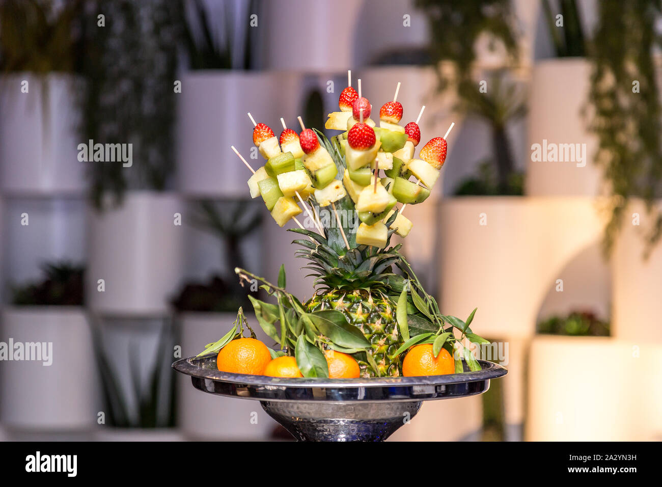 Banana cherry table service hi-res stock photography and images - Alamy