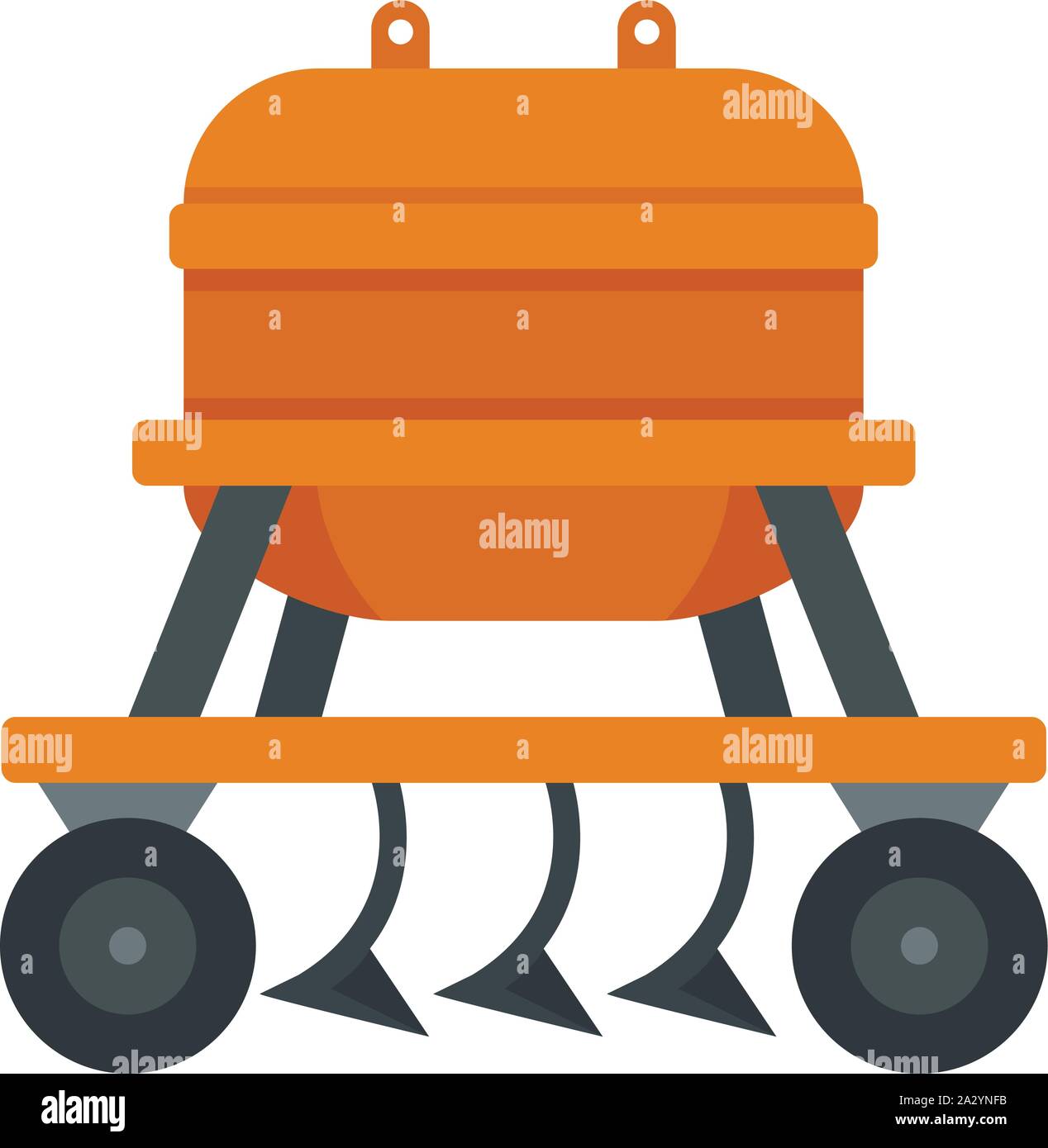 Furrow irrigation Stock Vector Images - Alamy