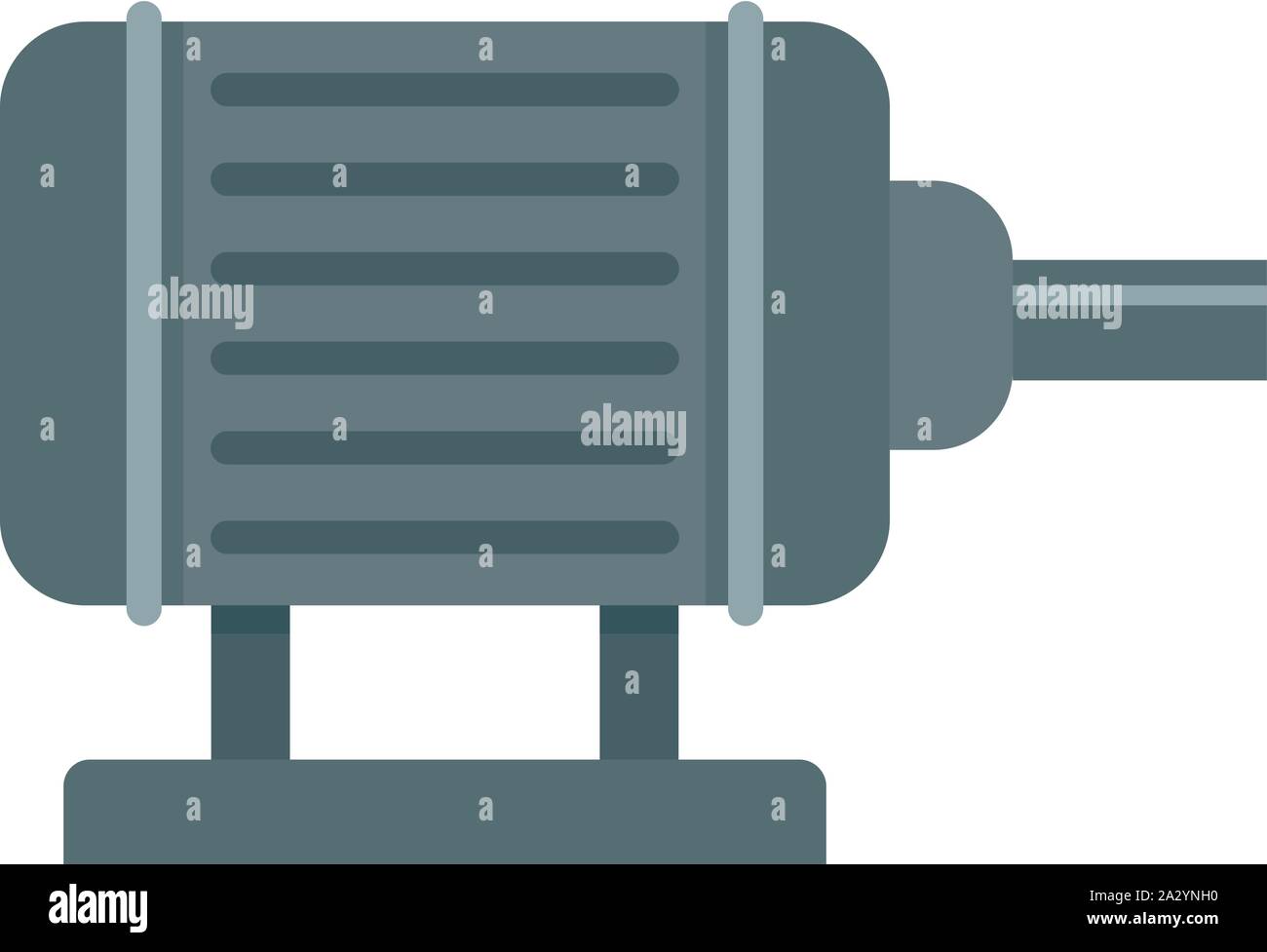 Motor pump irrigation icon. Flat illustration of motor pump irrigation ...