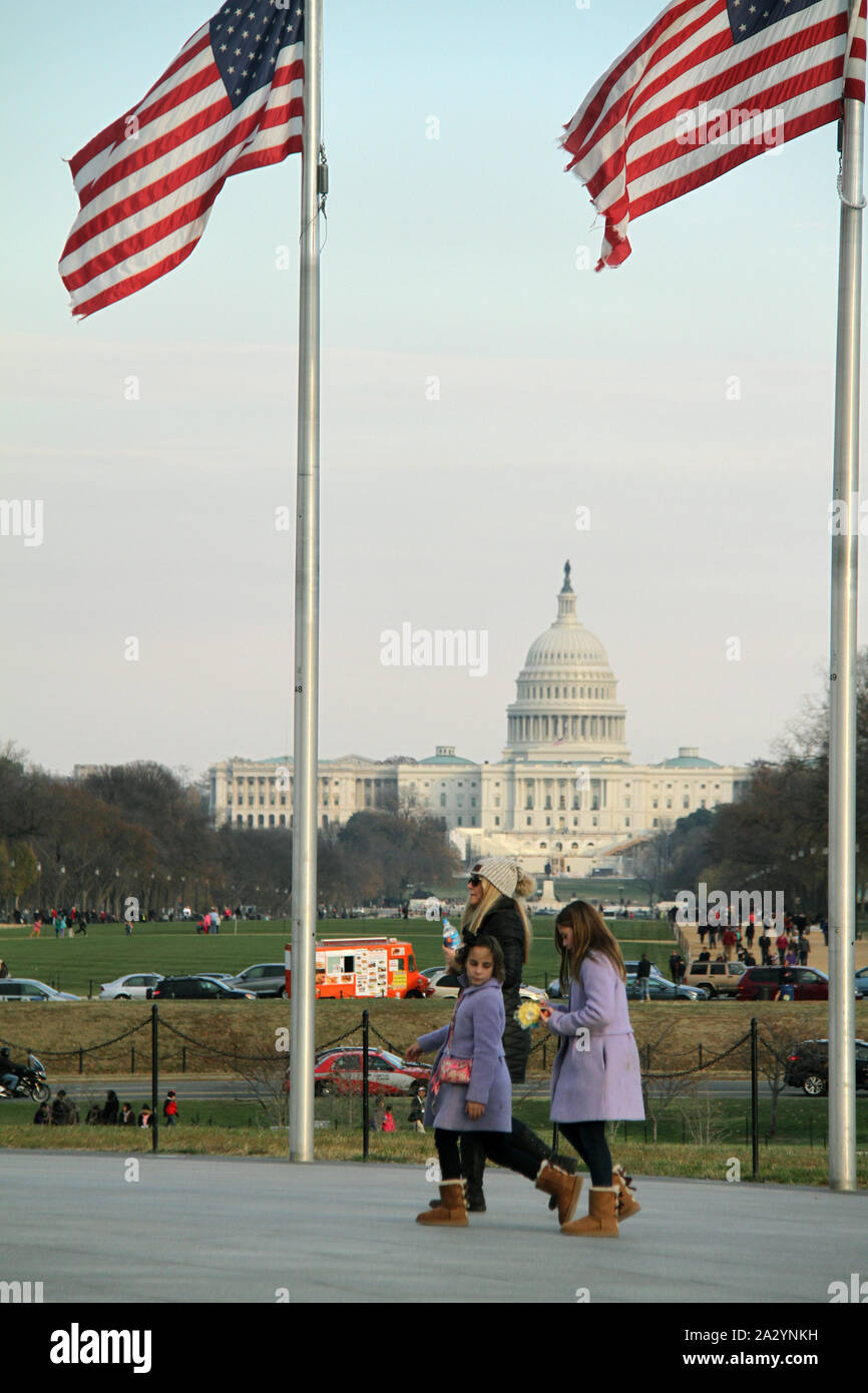 National mall flags hi-res stock photography and images - Alamy