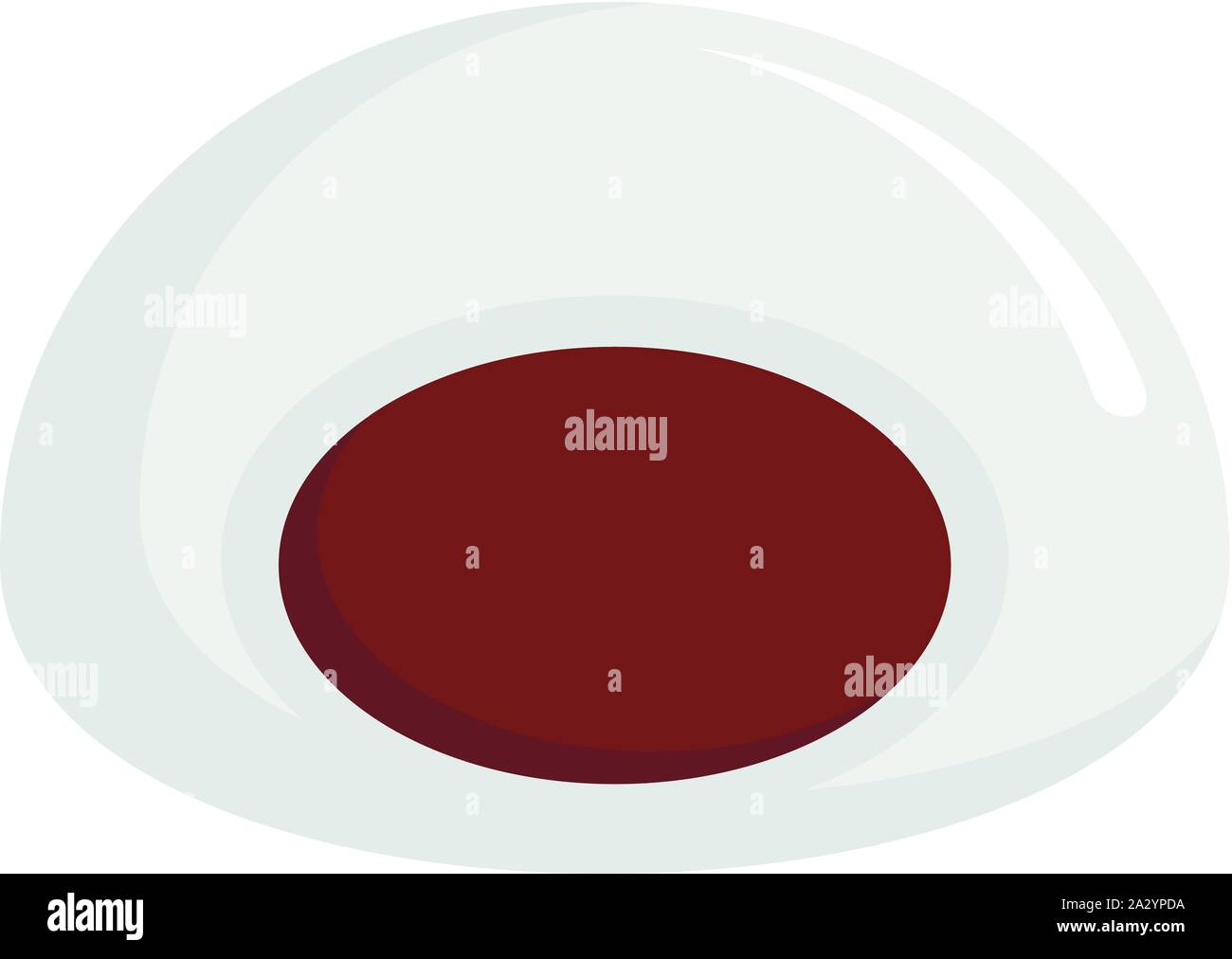 Rice seed icon. Flat illustration of rice seed vector icon for web ...