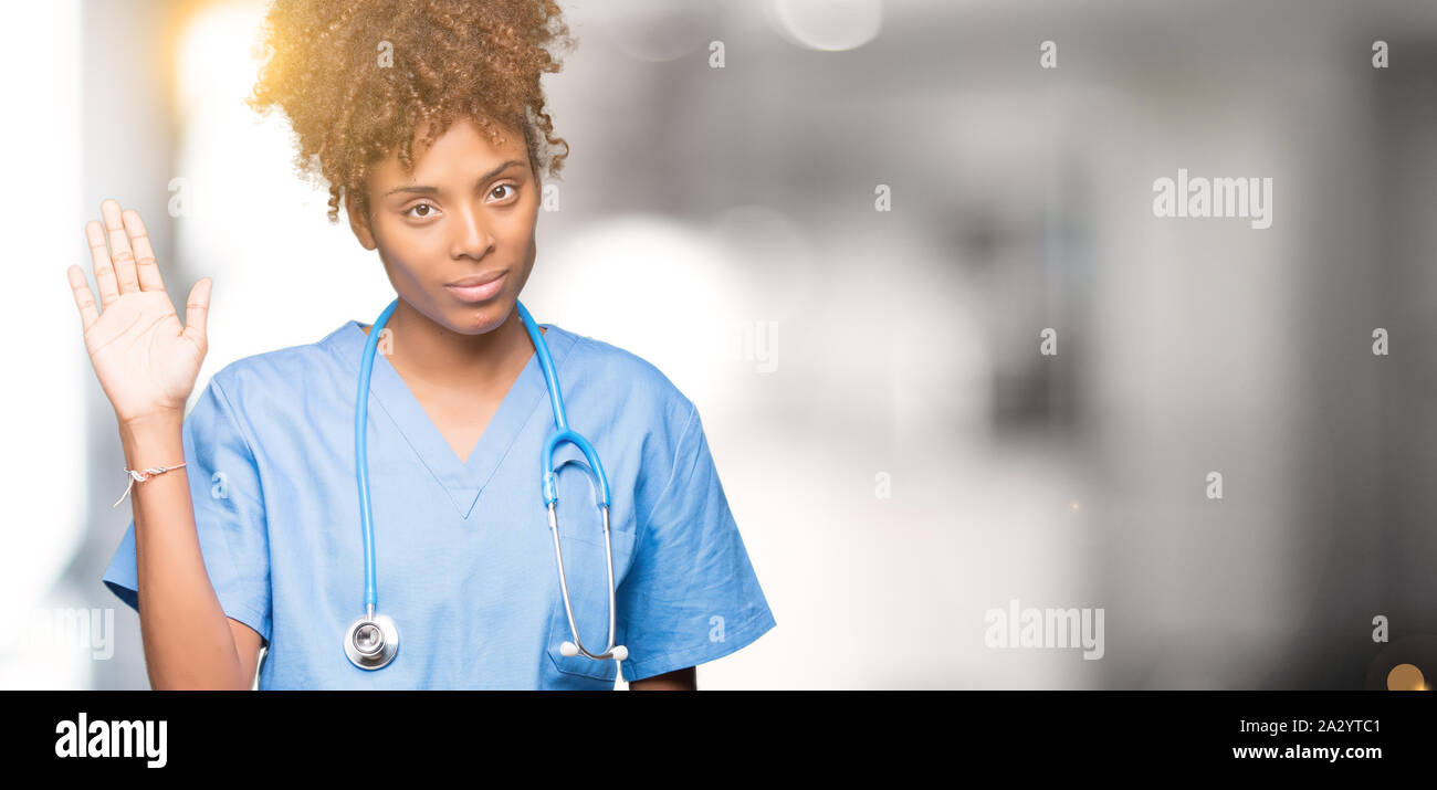 Doctor stethoscope saying hand gesture hi-res stock photography and ...
