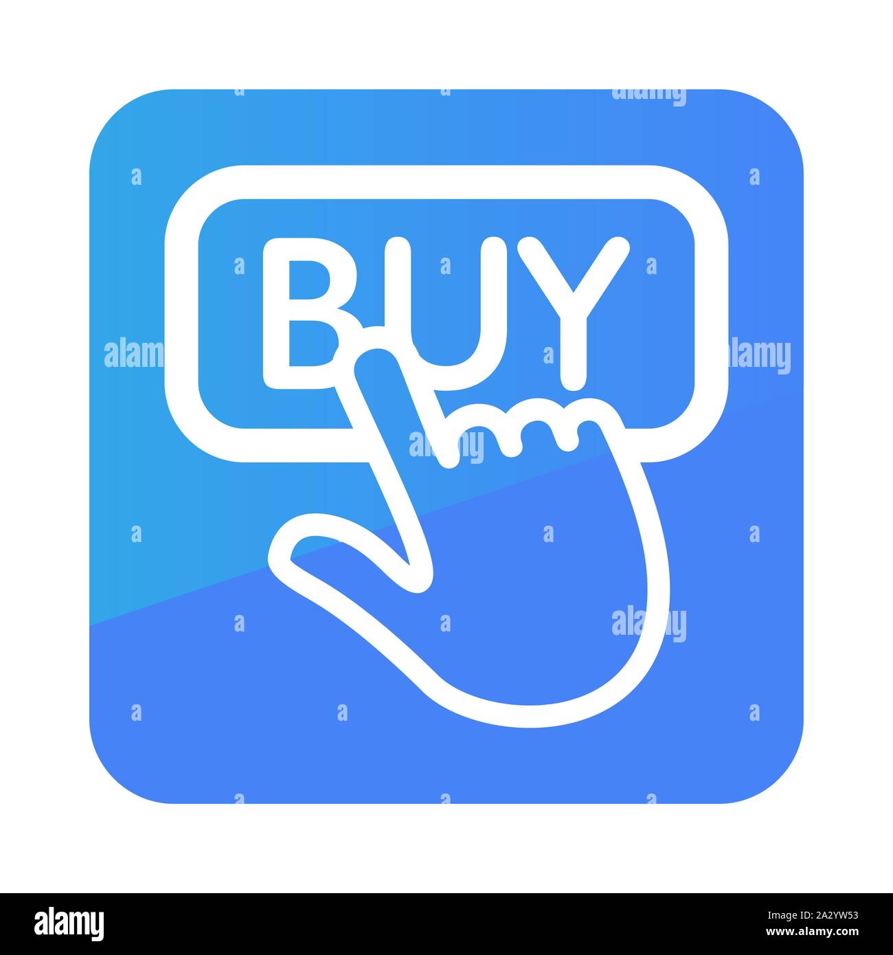 Finger pointing to buy sign icon. E-commerce sign. Graph symbol for ...