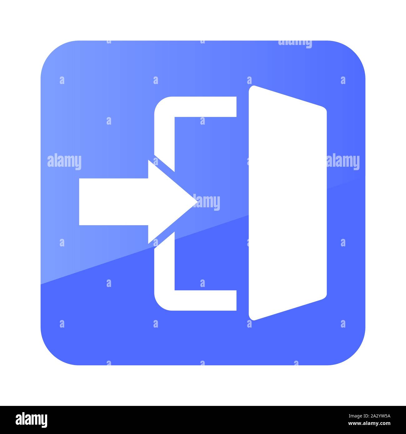 Login icon in trendy flat style. E-commerce sign. Graph symbol for your ...