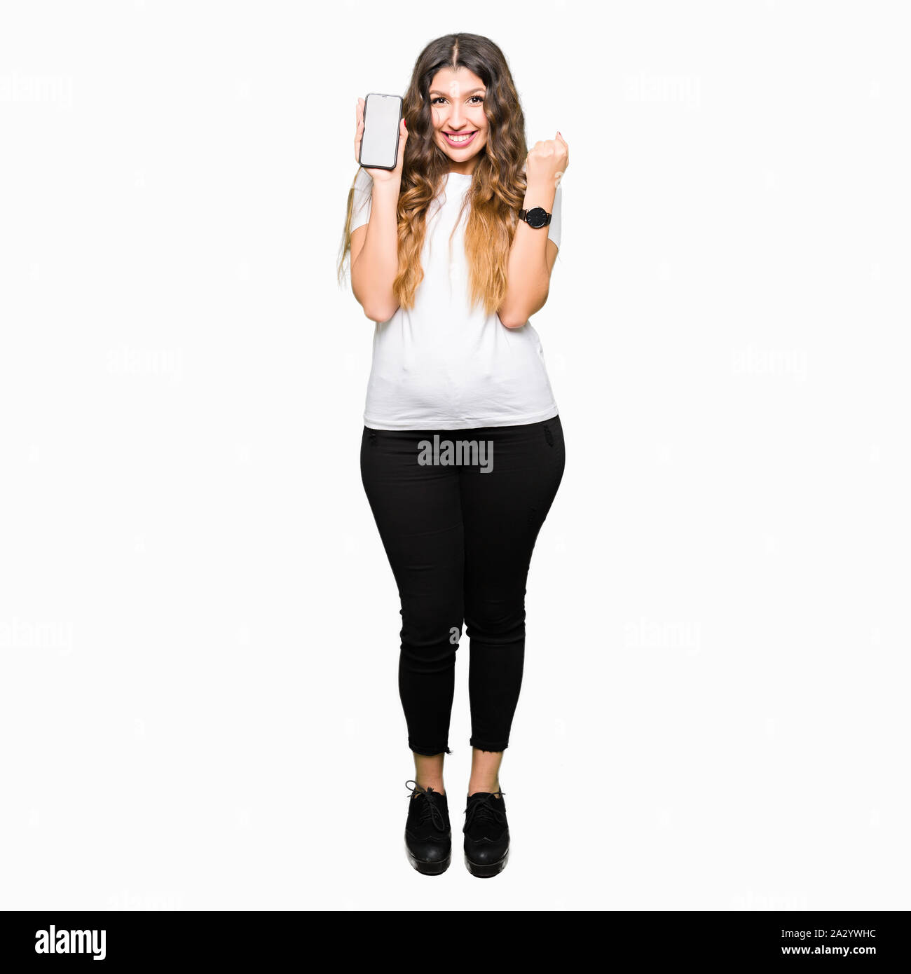 Exuberant excitement celebrating victory Cut Out Stock Images ...