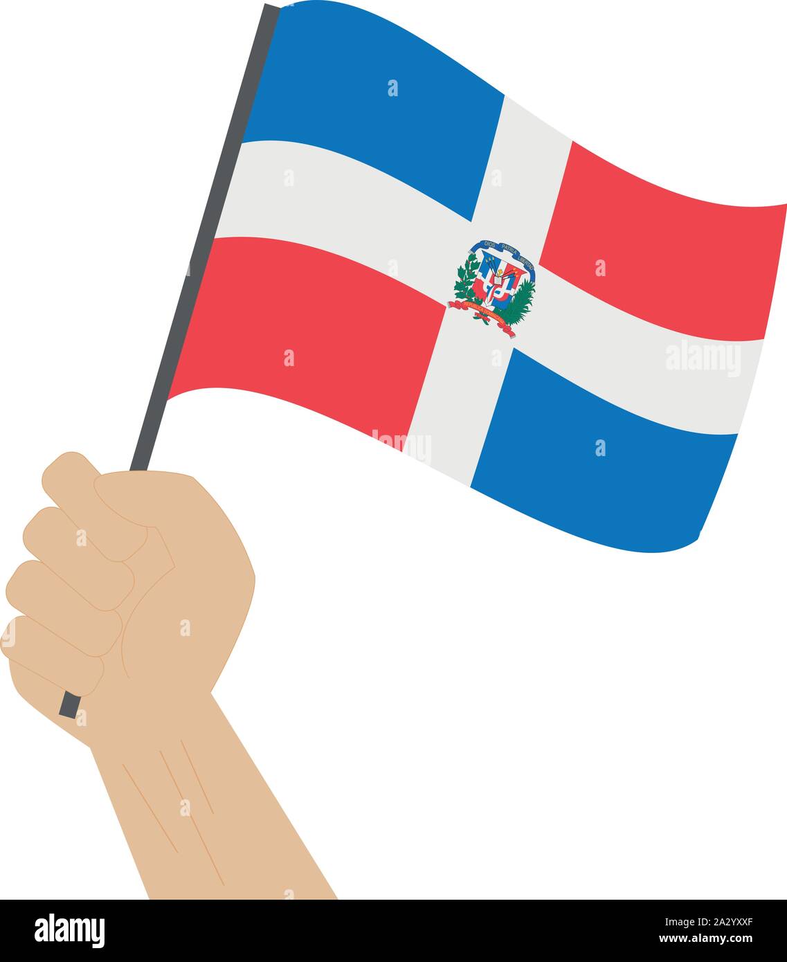 Dominican republic fist Cut Out Stock Images & Pictures - Alamy