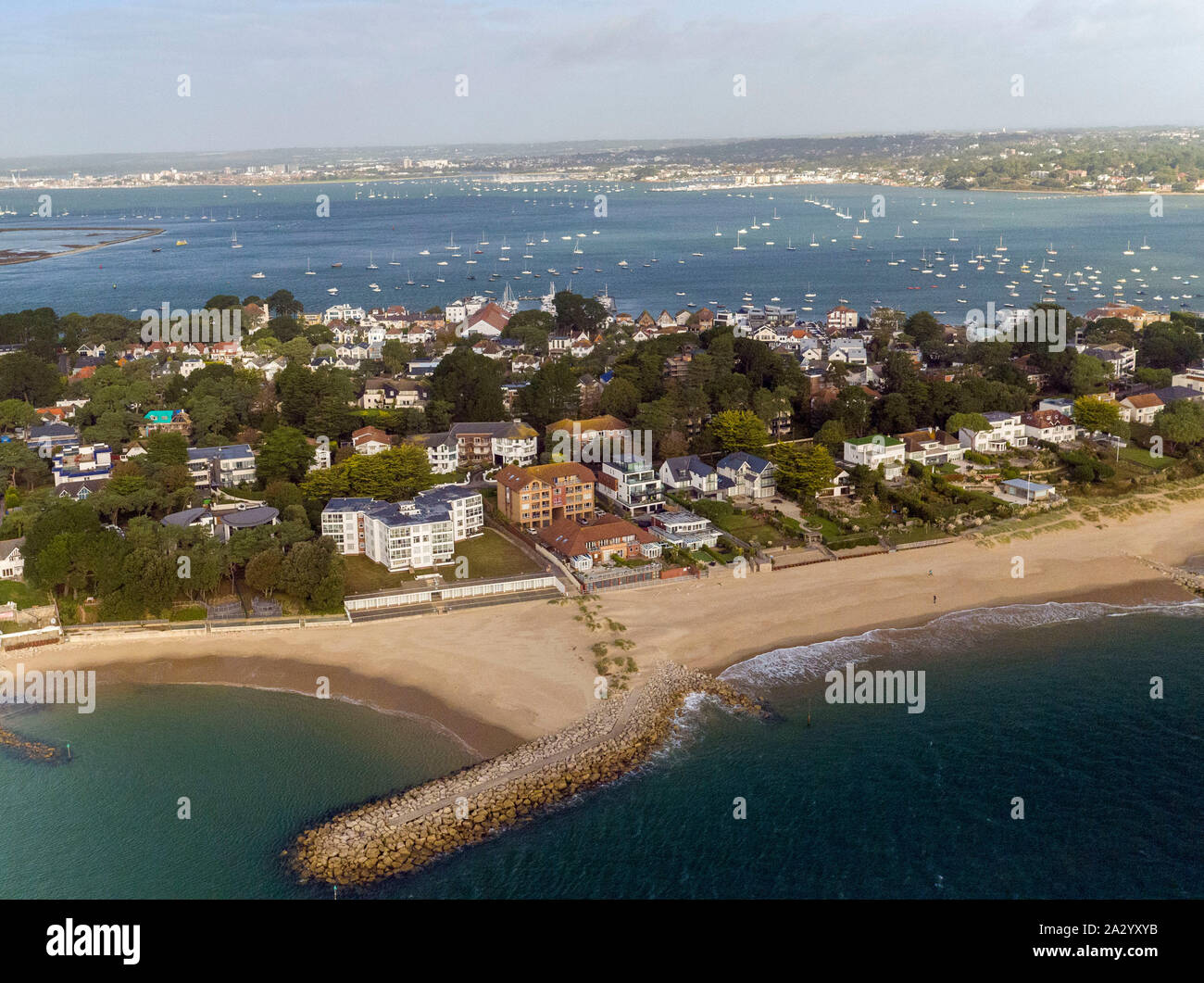 Poole harbour dorset aerial hi-res stock photography and images - Alamy