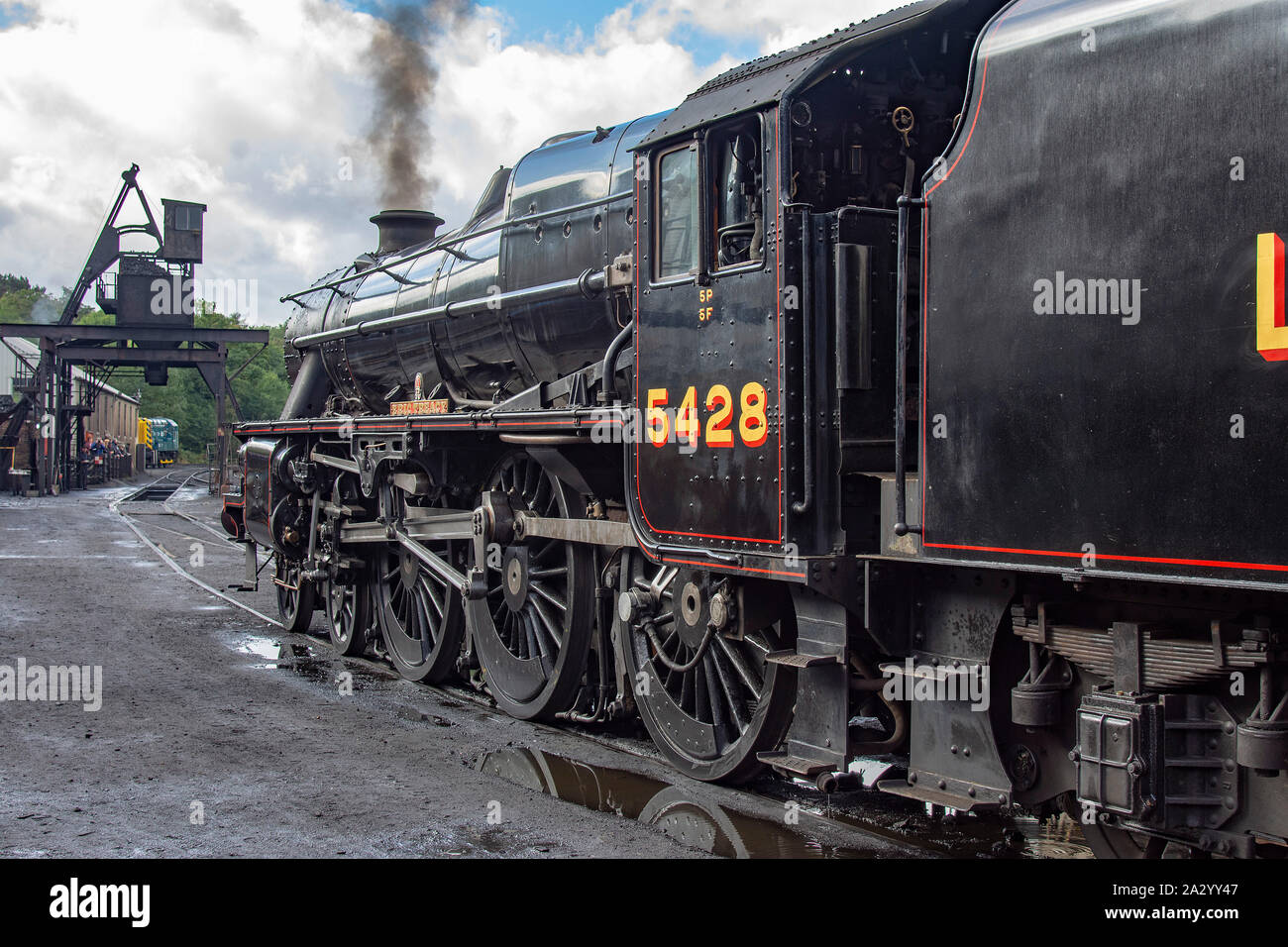 Steam Train on Passenger services at The North Yorkshire Moors Railway ...