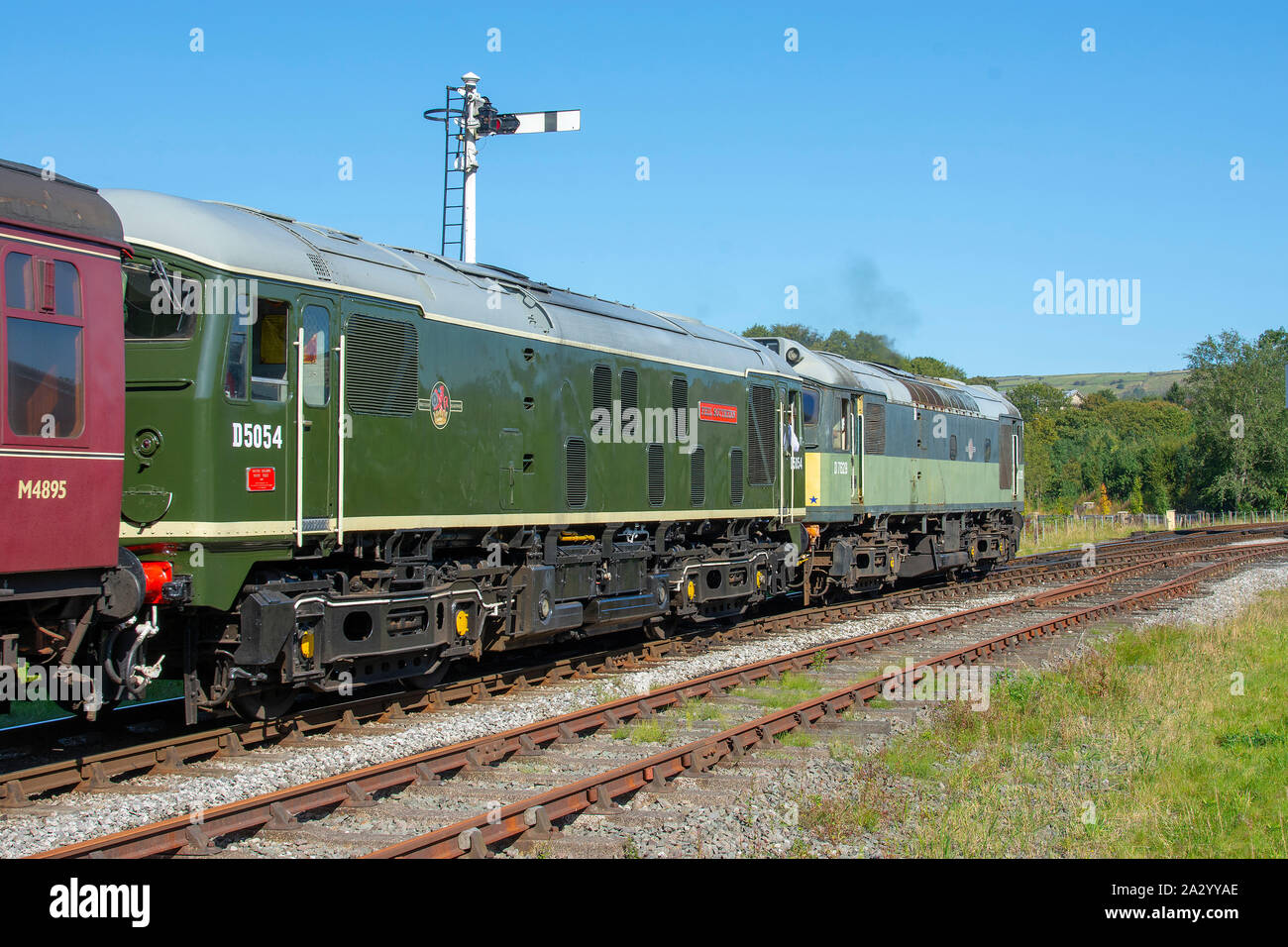 Heritage Diesel engine on a gala weekend at the east lancs railway ...