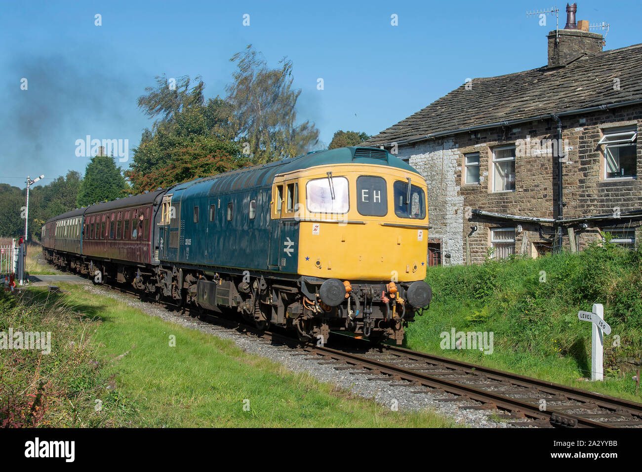 Heritage Diesel engine on a gala weekend at the east lancs railway ...