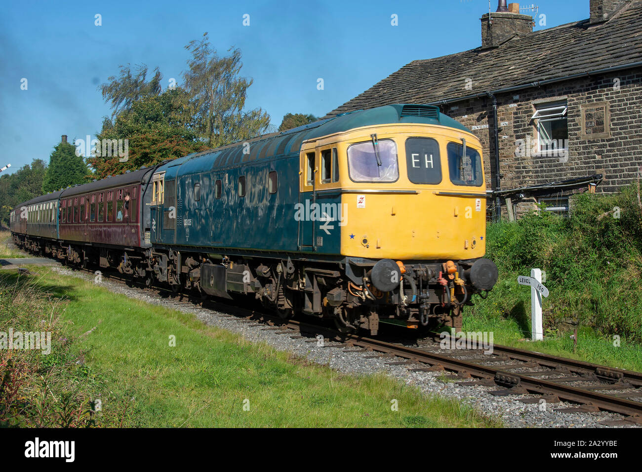 Heritage Diesel engine on a gala weekend at the east lancs railway ...