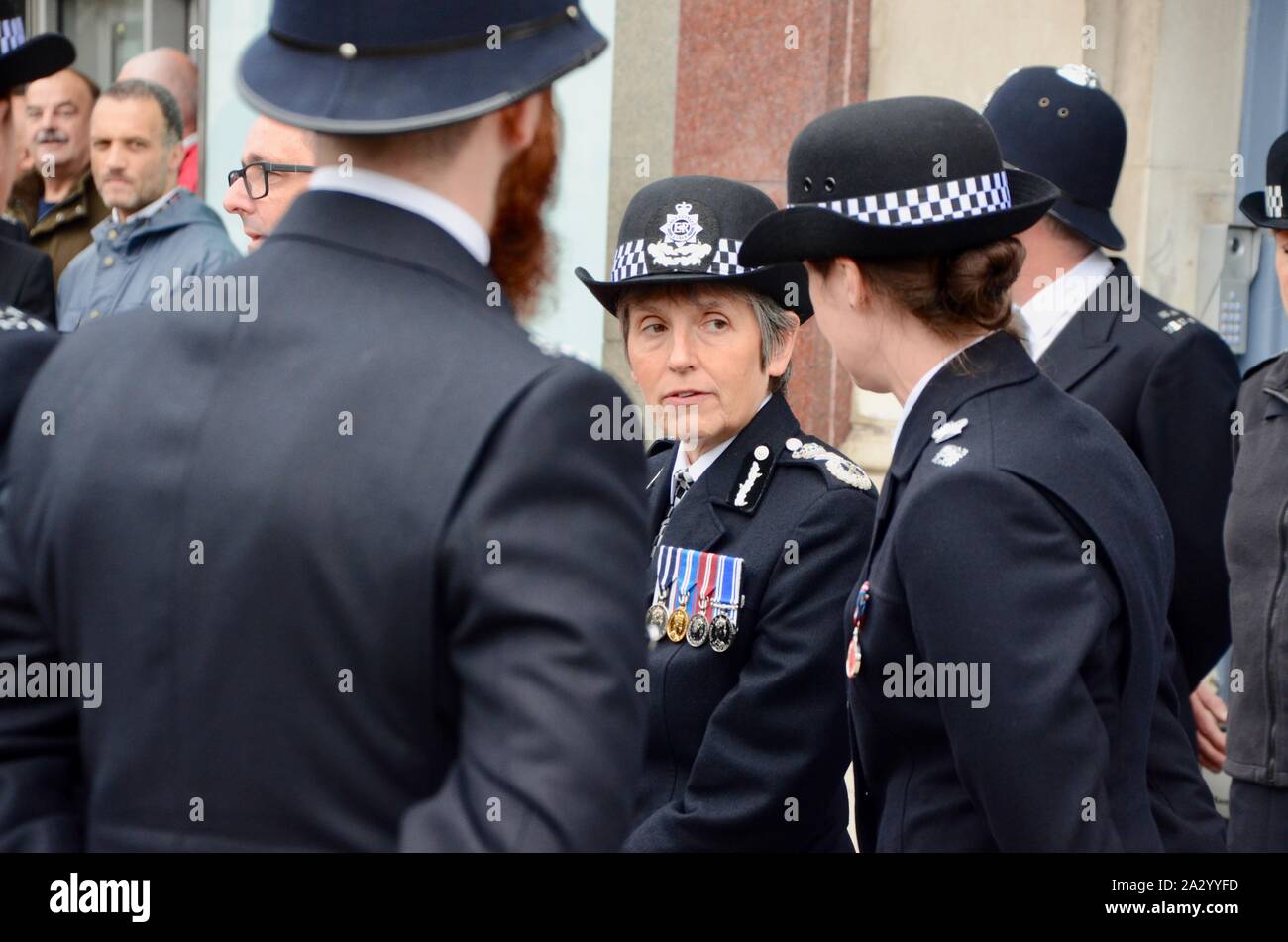 cressida dick at the anniversary commemoration for pc keith blakelock ...