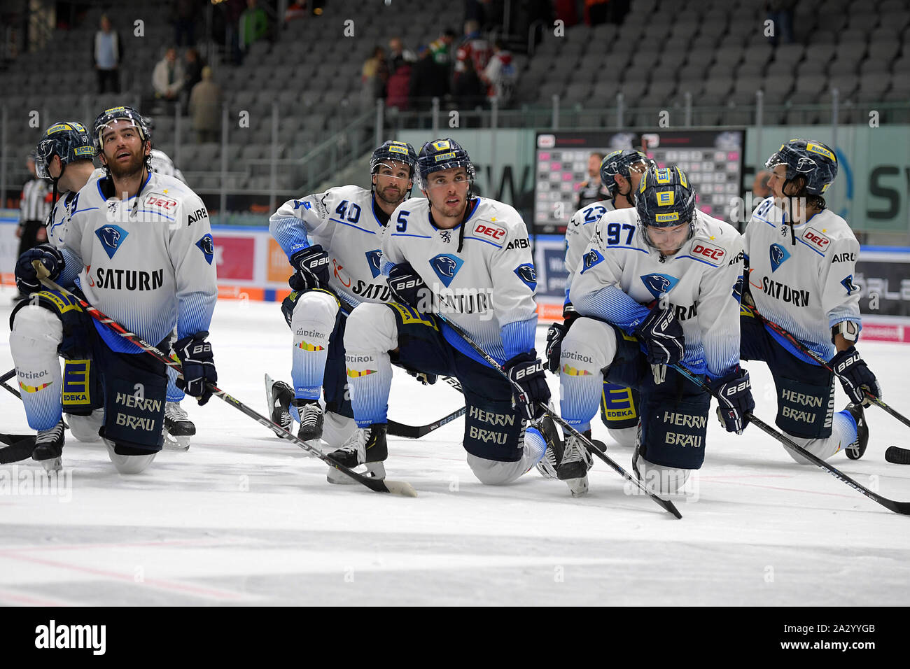 02.10.2019, xemx, Eishockey DEL, Augsburger Panther - ERC Ingolstadt ...