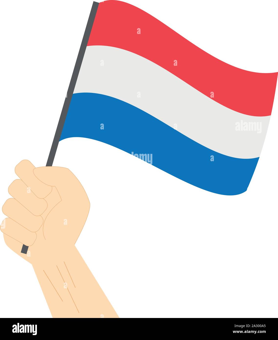 Dutch flag raising Stock Vector Images - Alamy
