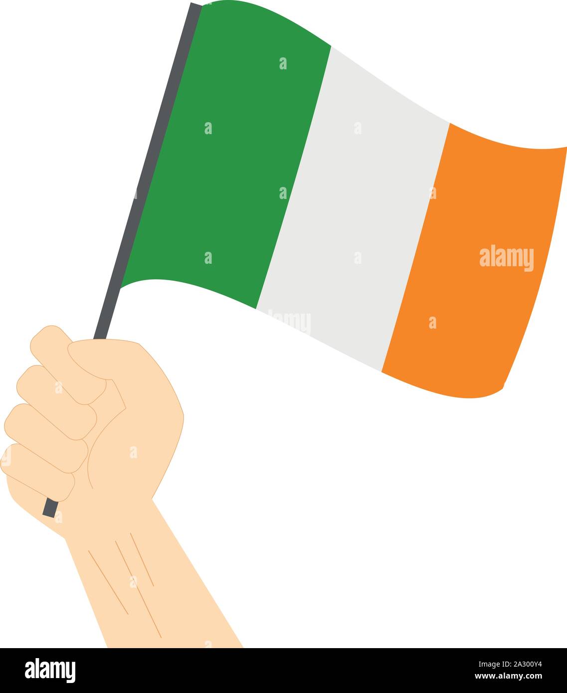 Waving Irish Flag Gif
