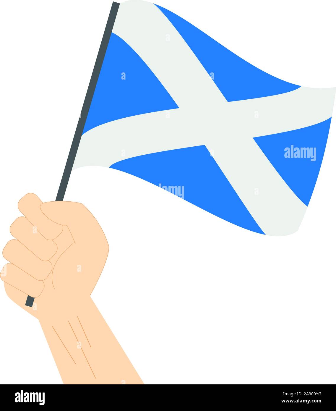 Scotland scottish flag Stock Vector Images - Alamy