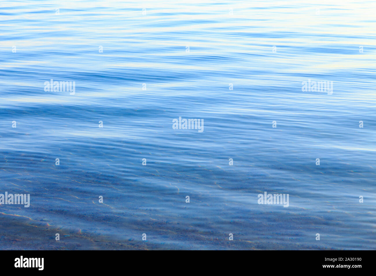 Clear water texture in blue. Background of the ocean and the sea ...