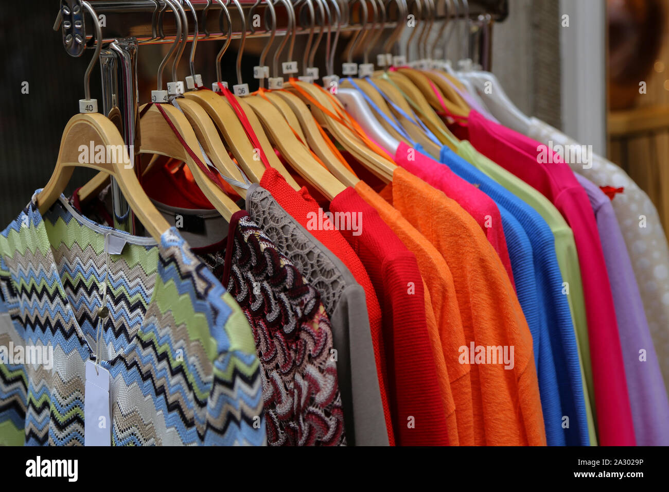 Clothes line seller hi-res stock photography and images - Alamy