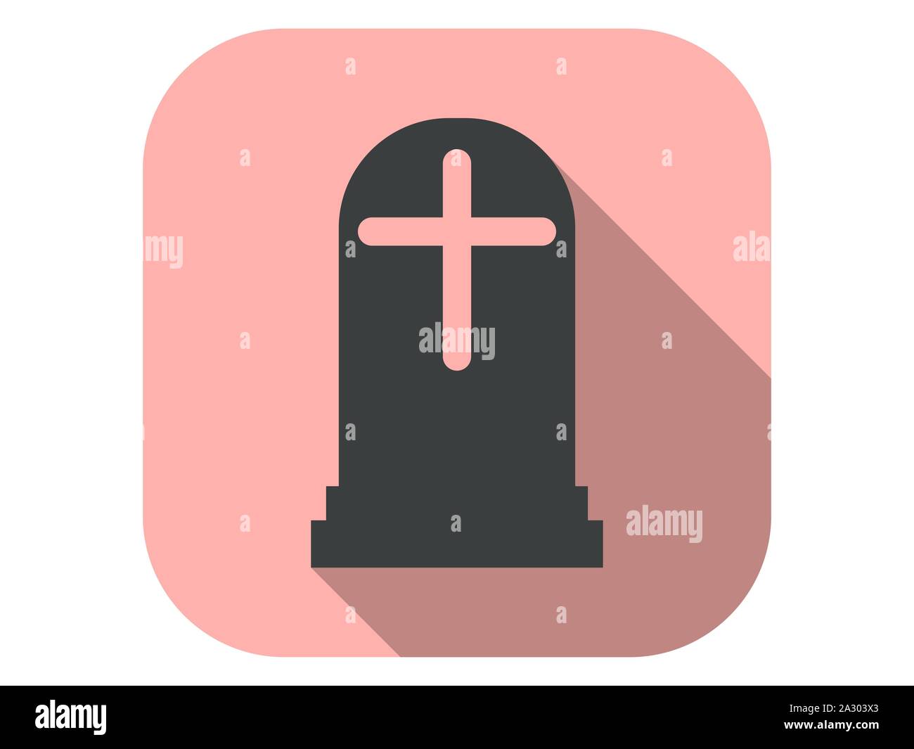 Tomb cross drawing Cut Out Stock Images & Pictures - Alamy