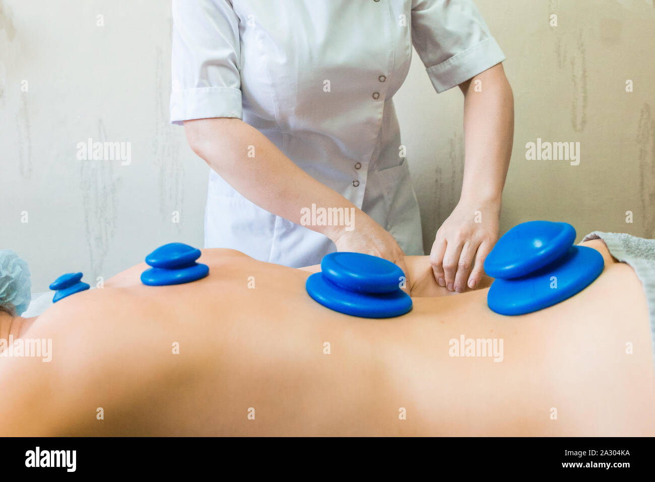 The concept of restoring health. Complex body massage to restore ...