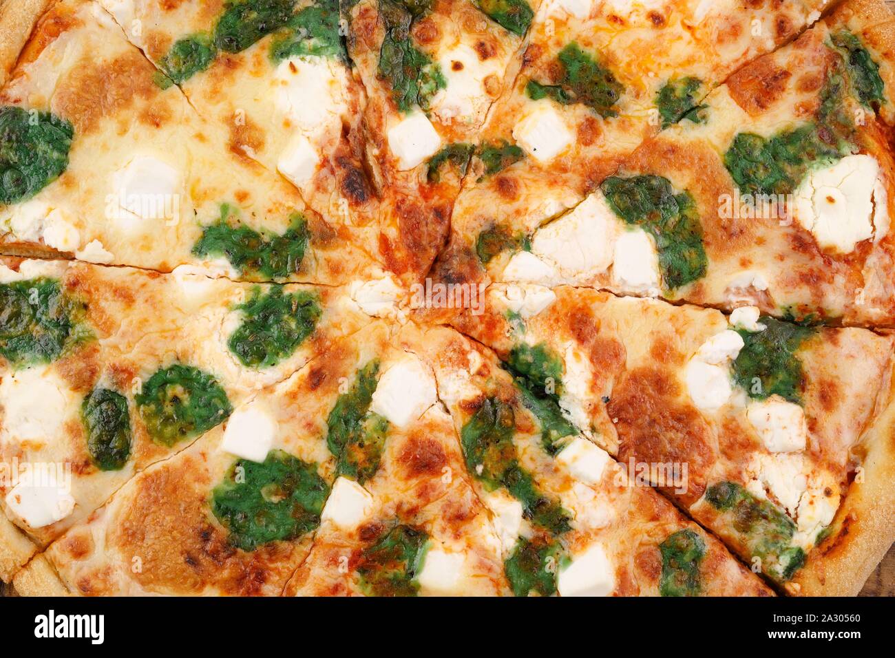 Four cheese pizza texture. Macro. Background of pizza toppings Stock ...