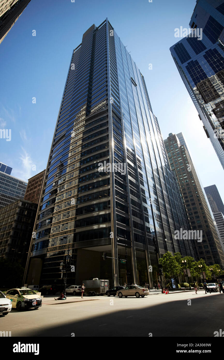 one north wacker ubs tower skyscraper chicago illinois united states of ...