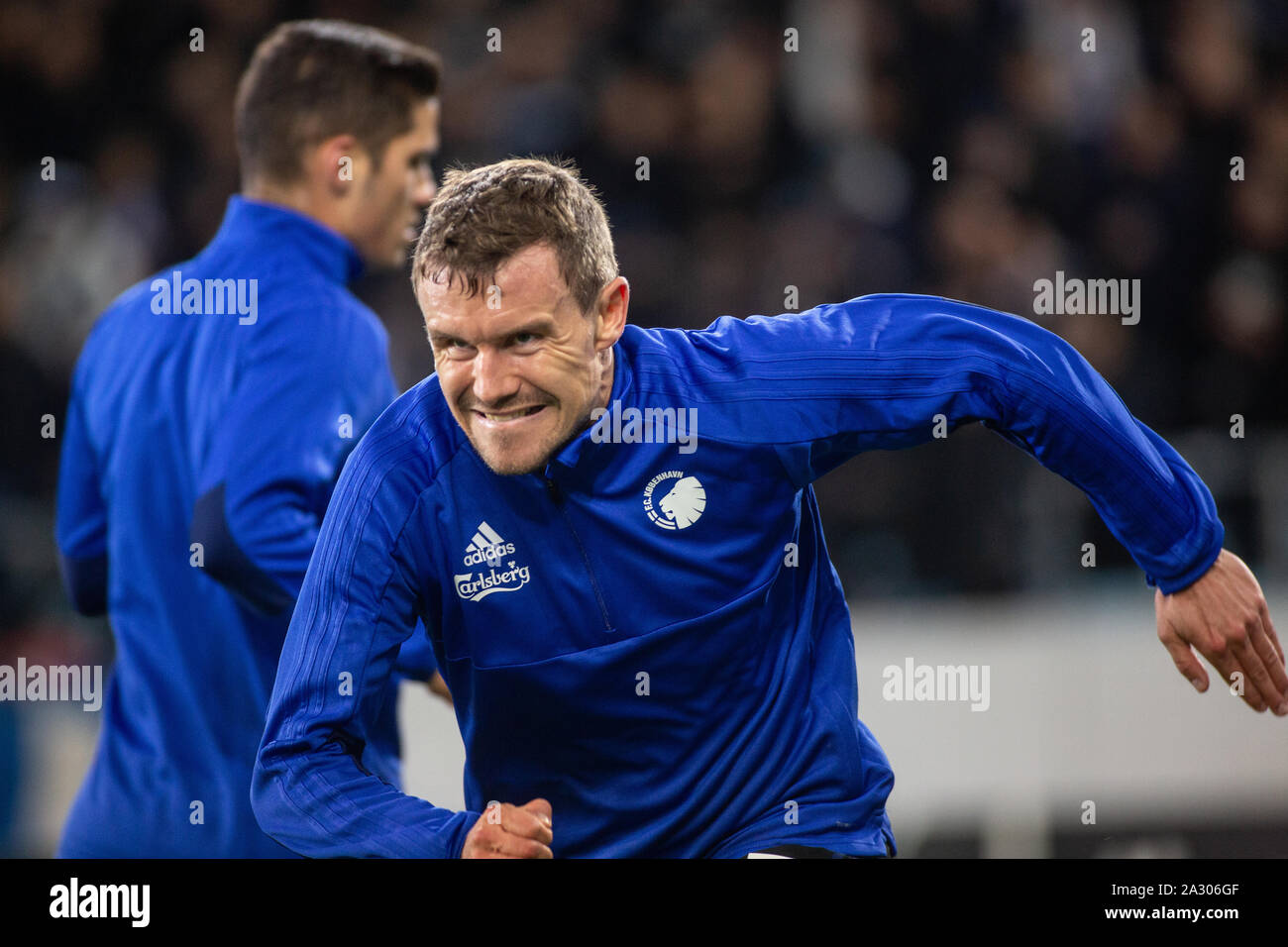 Malmo, Sweden. 3rd Oct, 2019. Andreas Bjelland of FC Copenhagen seen ...