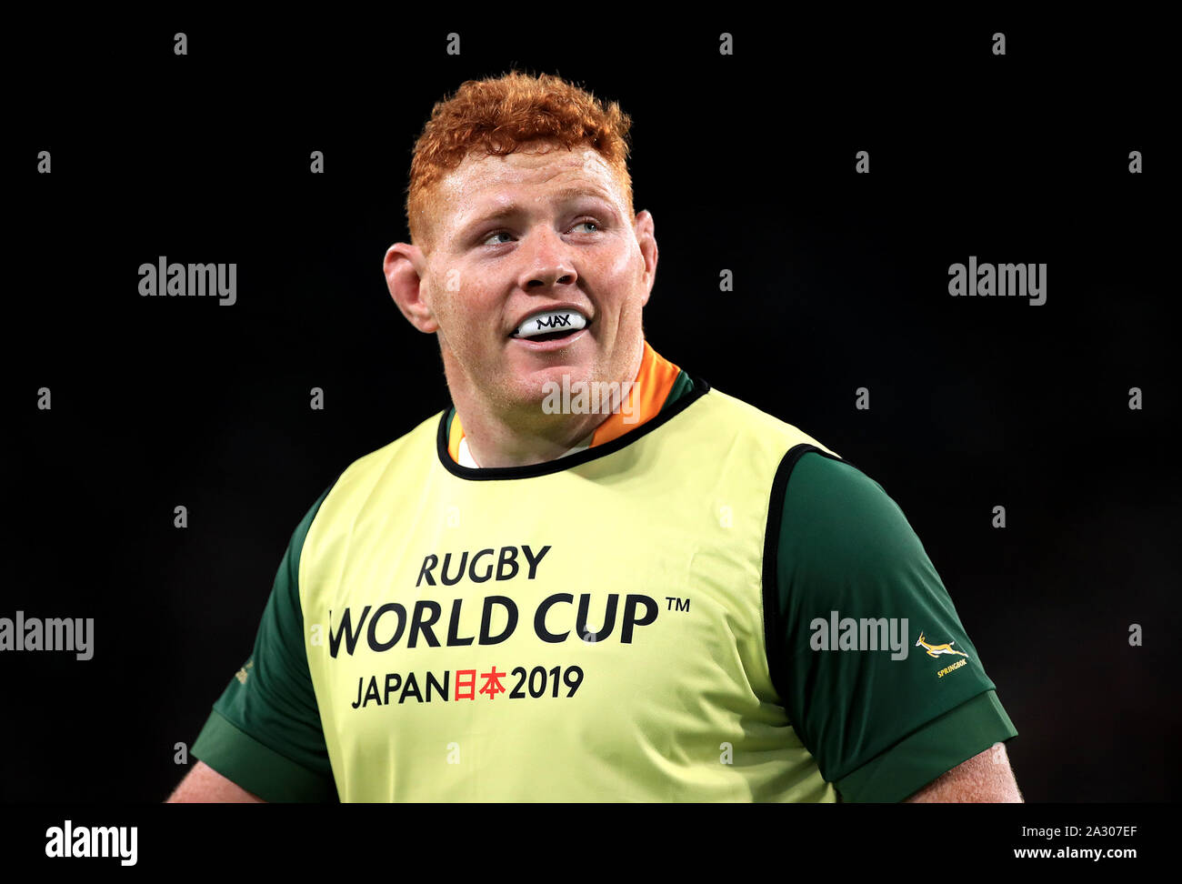 South Africa's Steven Kitshoff during the 2019 Rugby World Cup Pool B ...