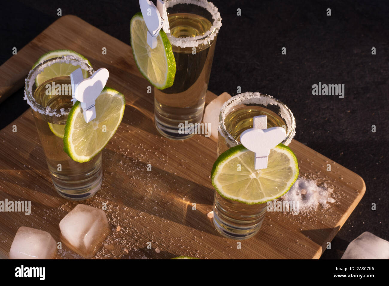 Tequila shot lime slices hi-res stock photography and images - Alamy