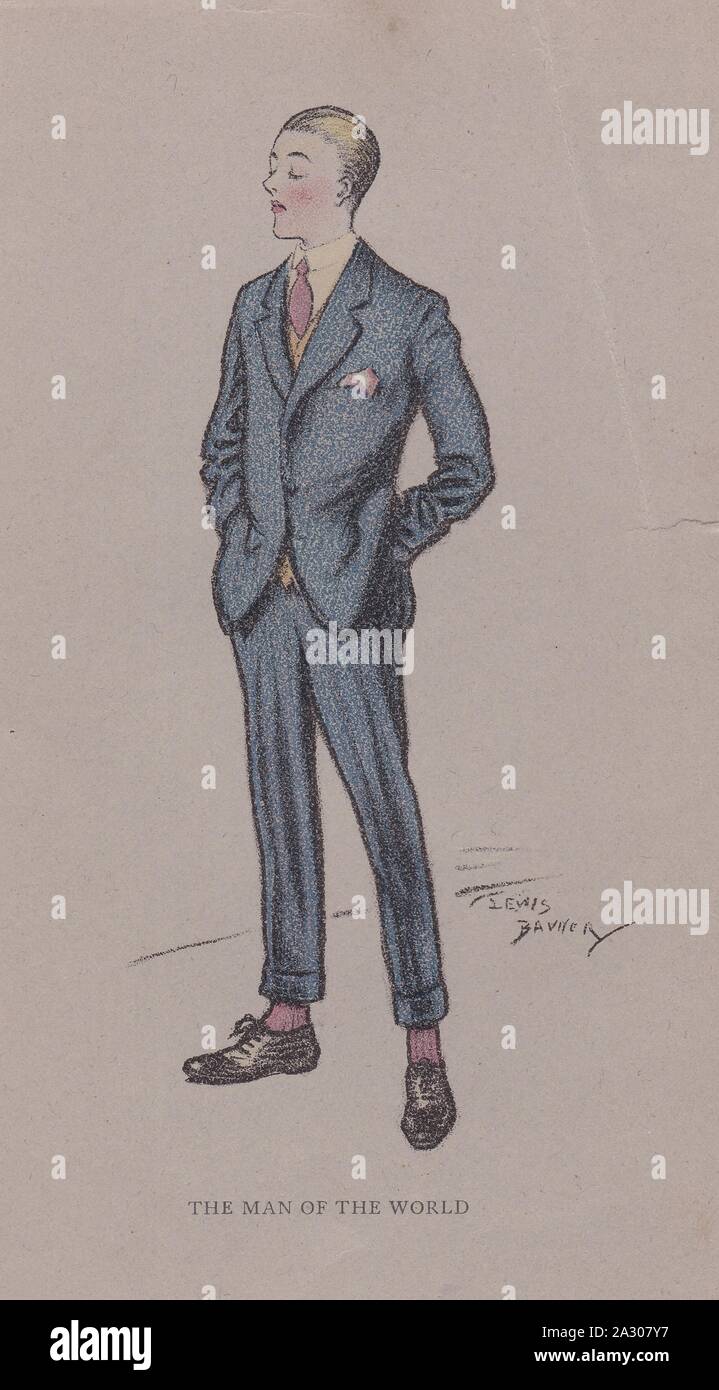 1900s man drawing hi-res stock photography and images - Alamy