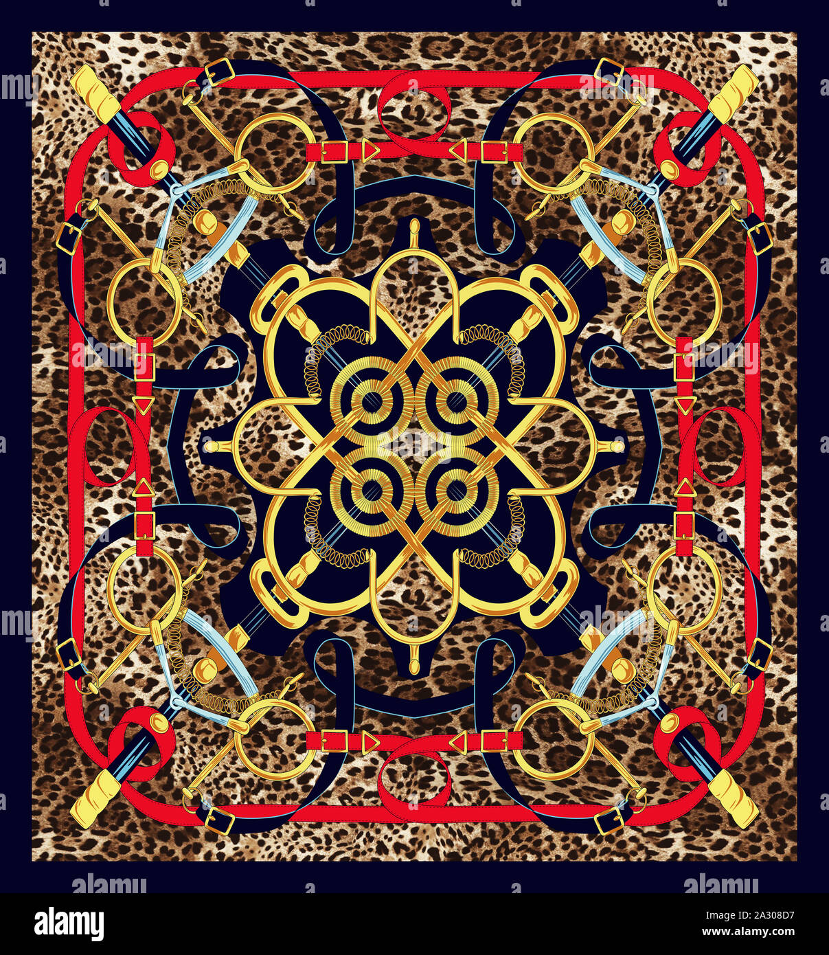 Leopard print chain hi-res stock photography and images - Alamy