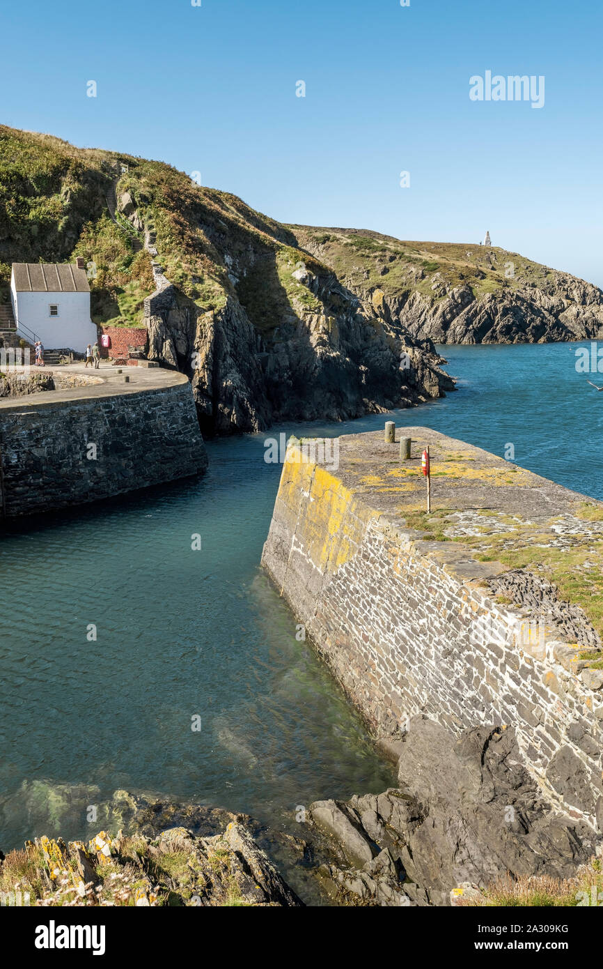 Porthgain Harbour village in Pembrokeshire, Wales Stock Photo - Alamy