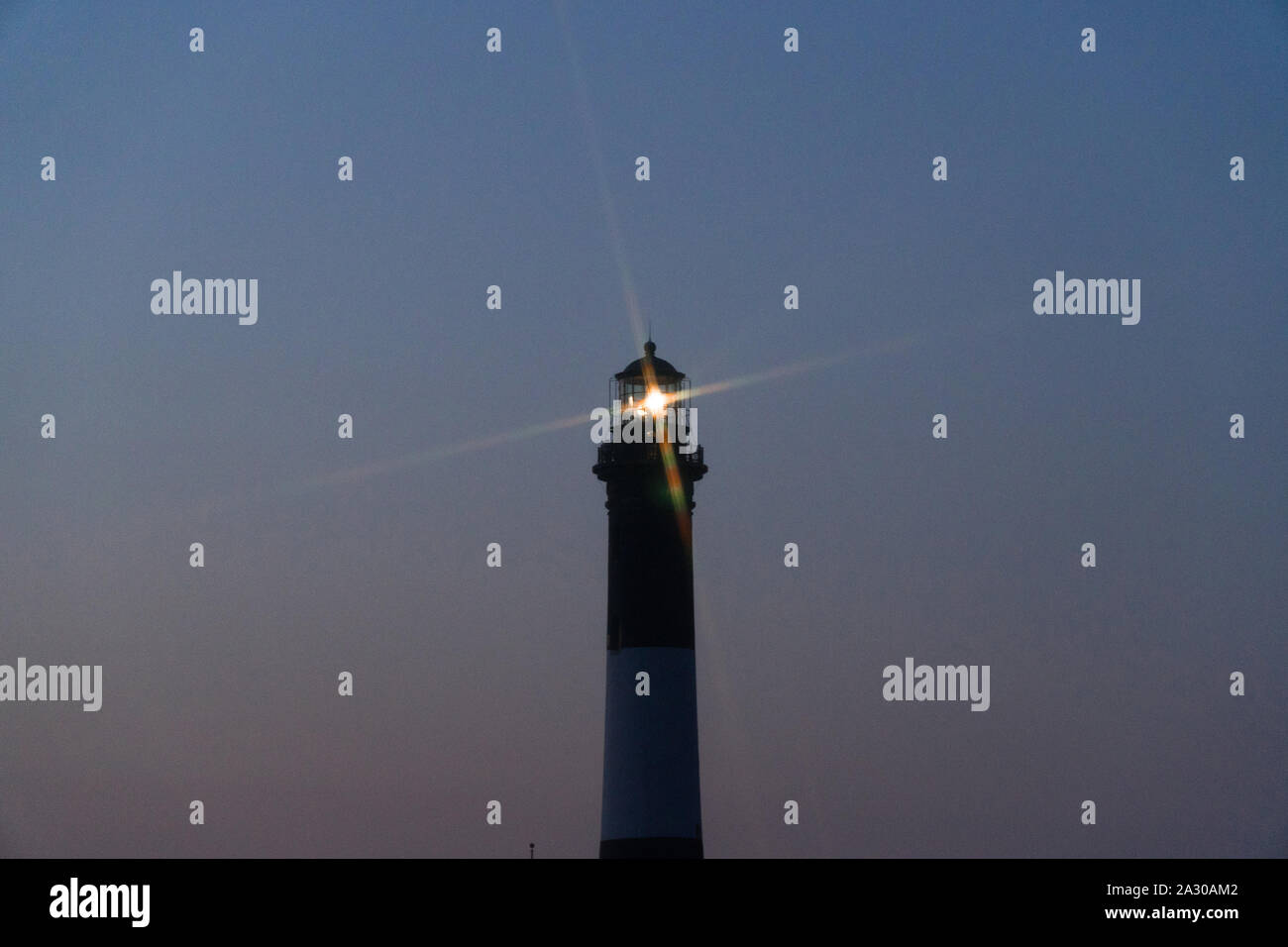 Fire Island lighthouse beacon cross star effect from beacon light ...