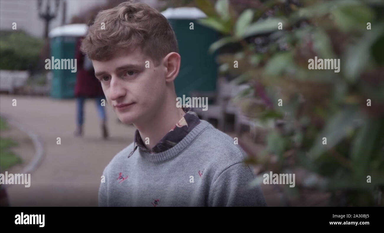 Screengrab taken from PA Video of "Matthew", 23, who thought he would ...