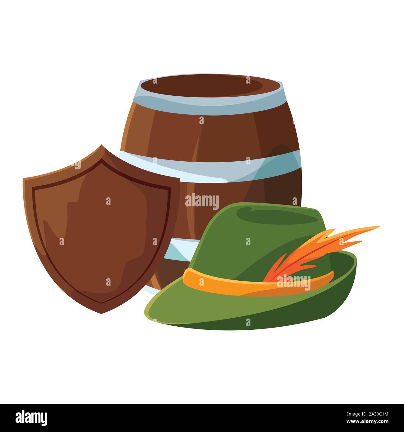 Hunting in bavaria Stock Vector Images - Alamy