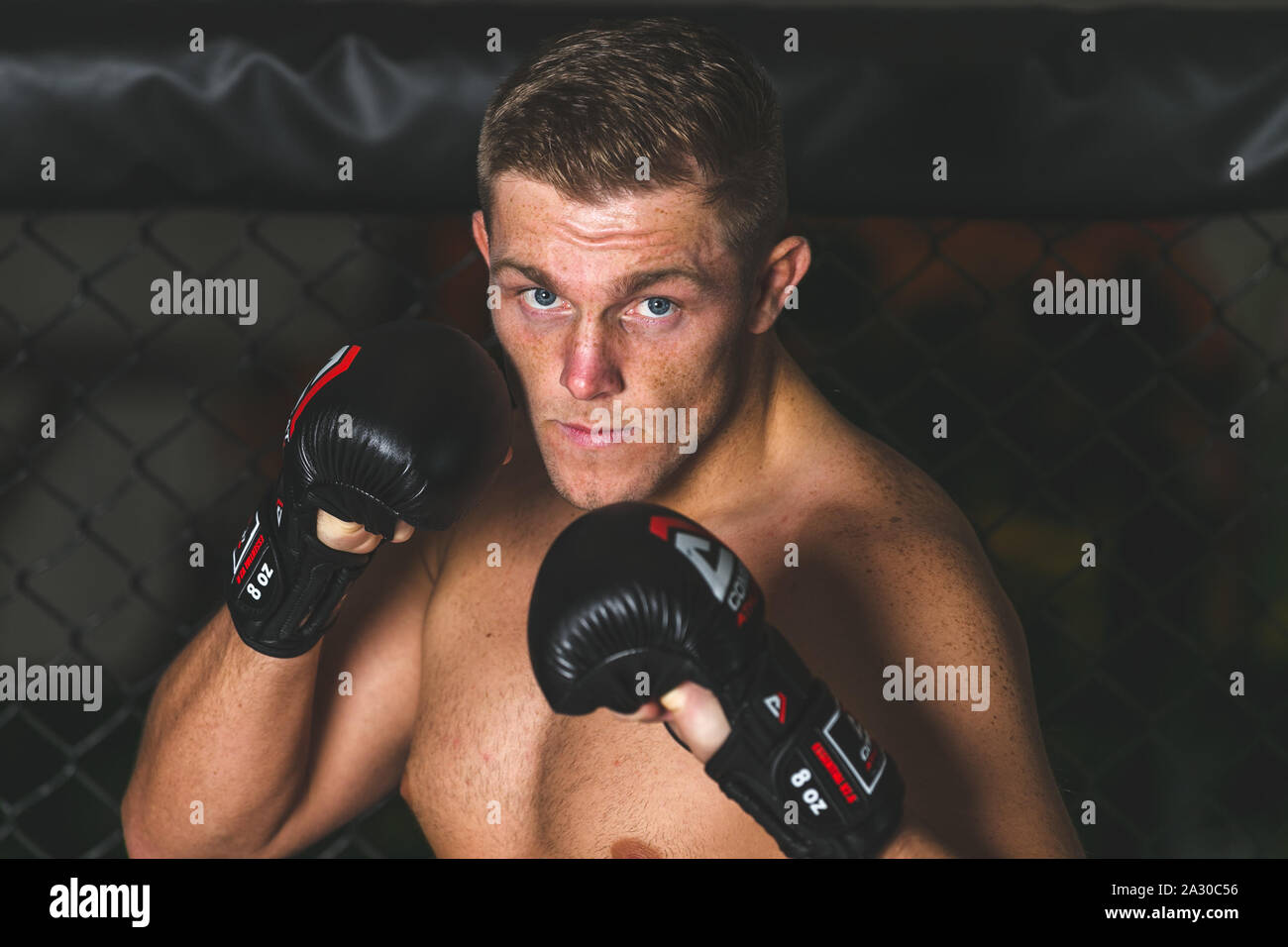 Promotional shoot with MMA fighter, Rhys Hughes ahead of his Budo ...