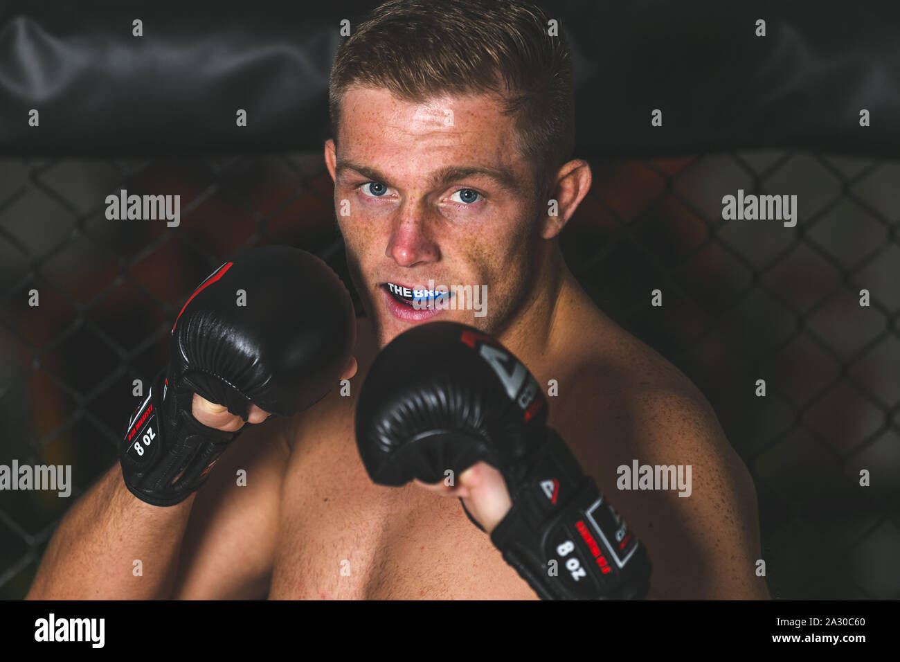 Promotional shoot with MMA fighter, Rhys Hughes ahead of his Budo ...