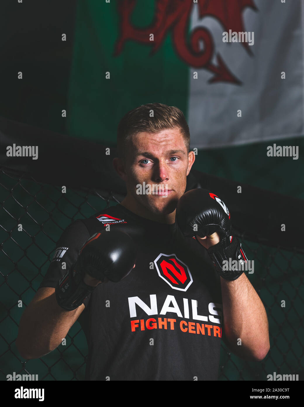 Promotional shoot with MMA fighter, Rhys Hughes ahead of his Budo ...