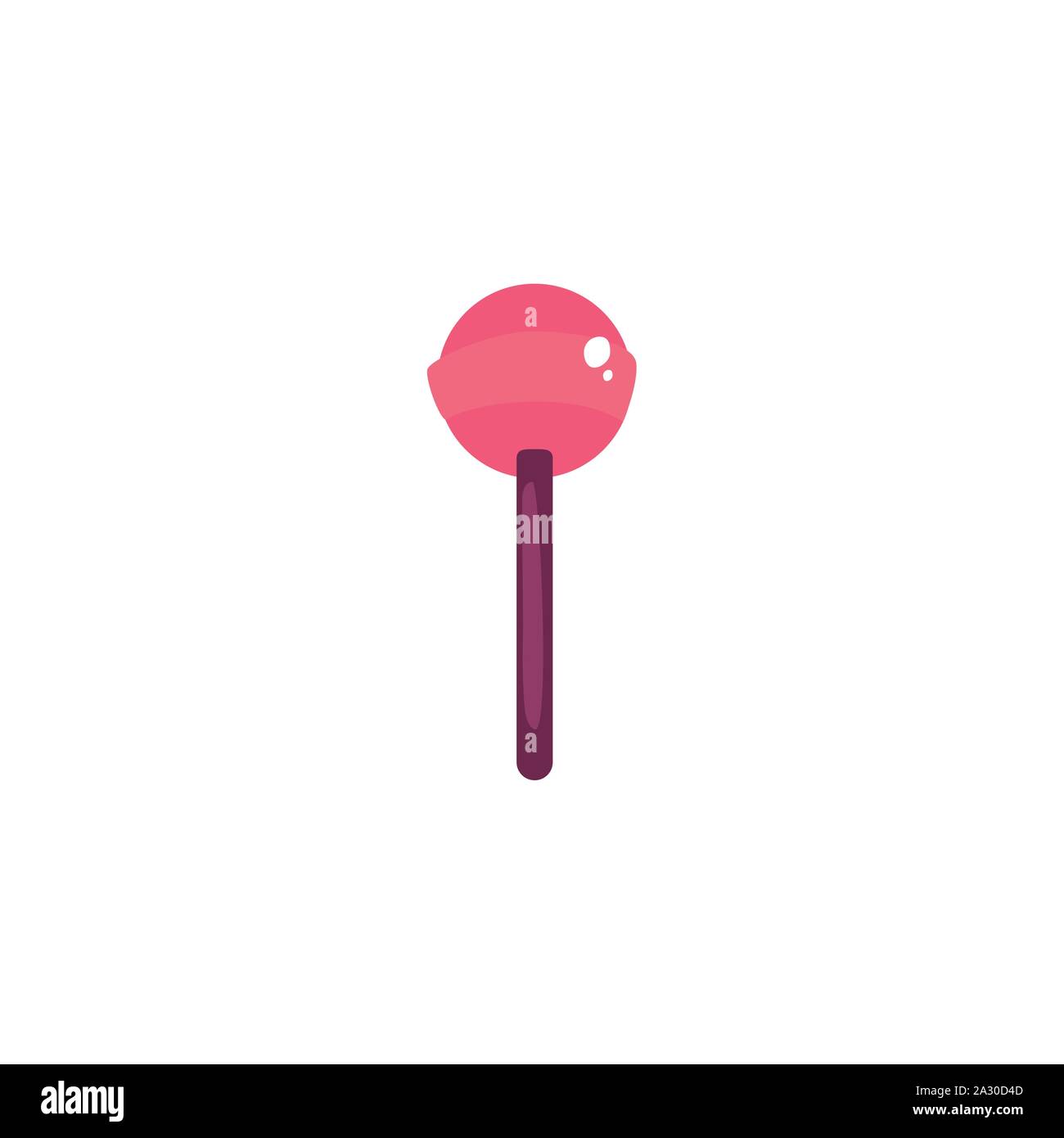 colorful lollipop on white background vector illustration design Stock ...