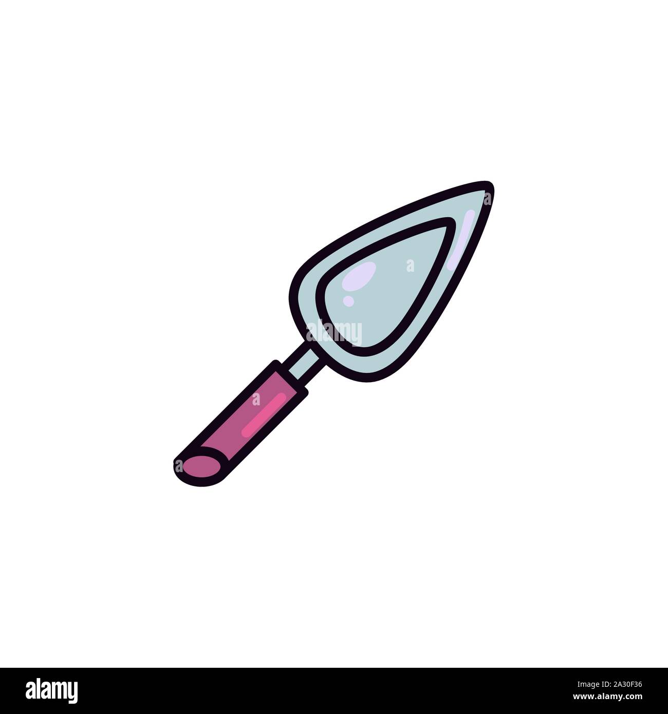 baking supplies spatula in white background vector illustration design ...
