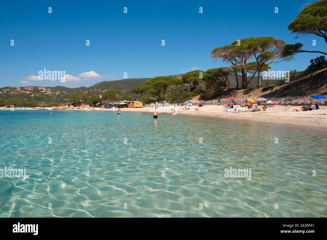 Palombaggia beach / Plage de Palombaggia a popular scenic, clear-water ...