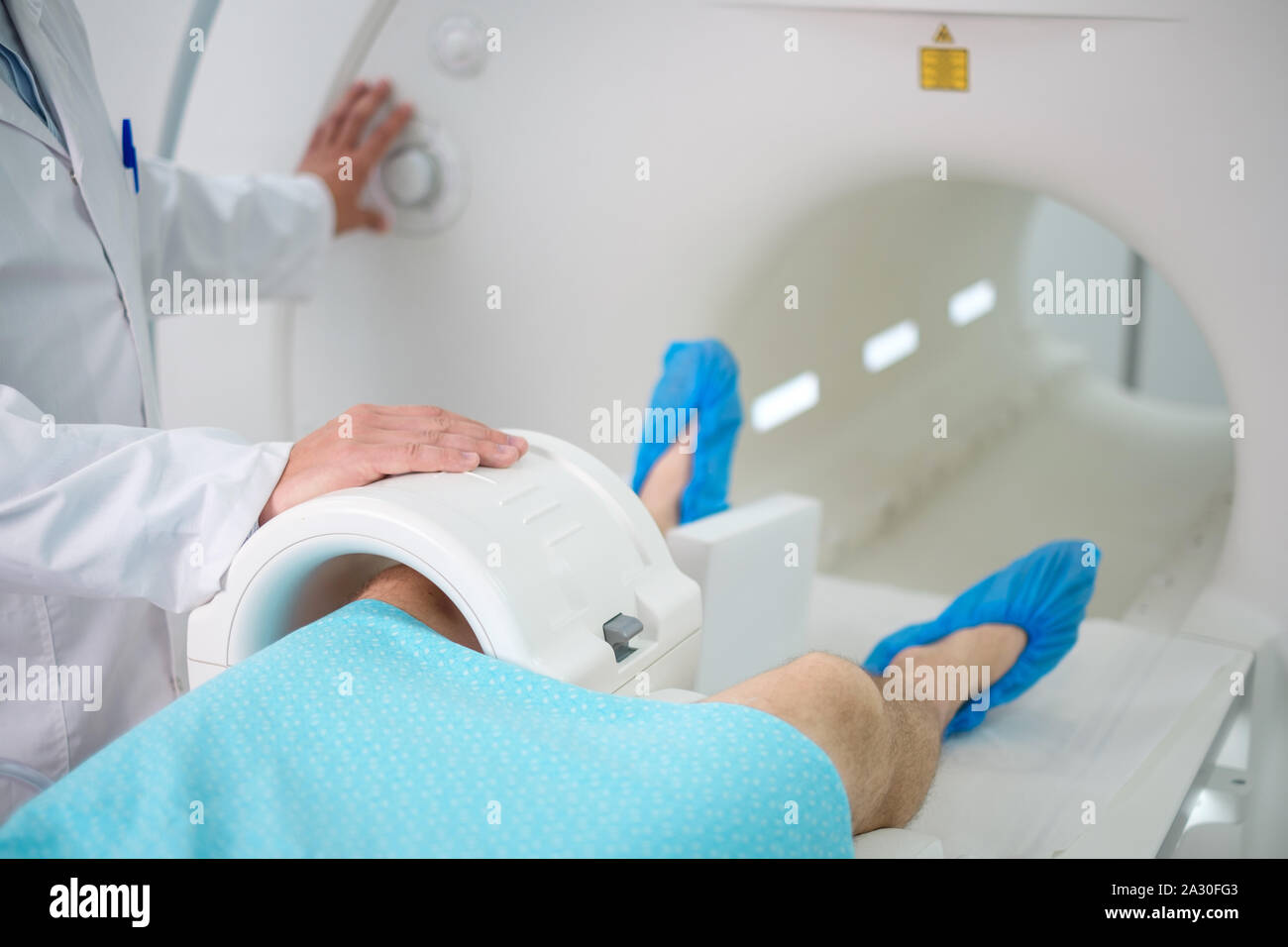 Patient visiting MRI procedure in a hospital Stock Photo - Alamy