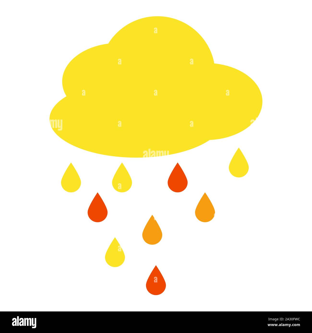 cloud sky flat style icon Stock Vector Image & Art - Alamy