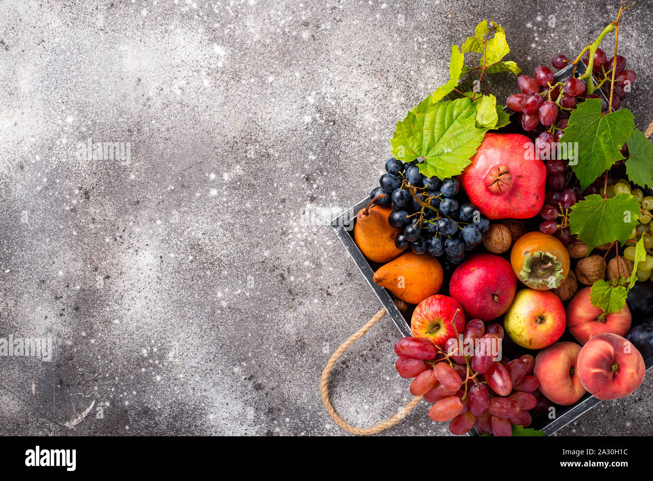 Various autumn fruits harvest hi-res stock photography and images - Alamy