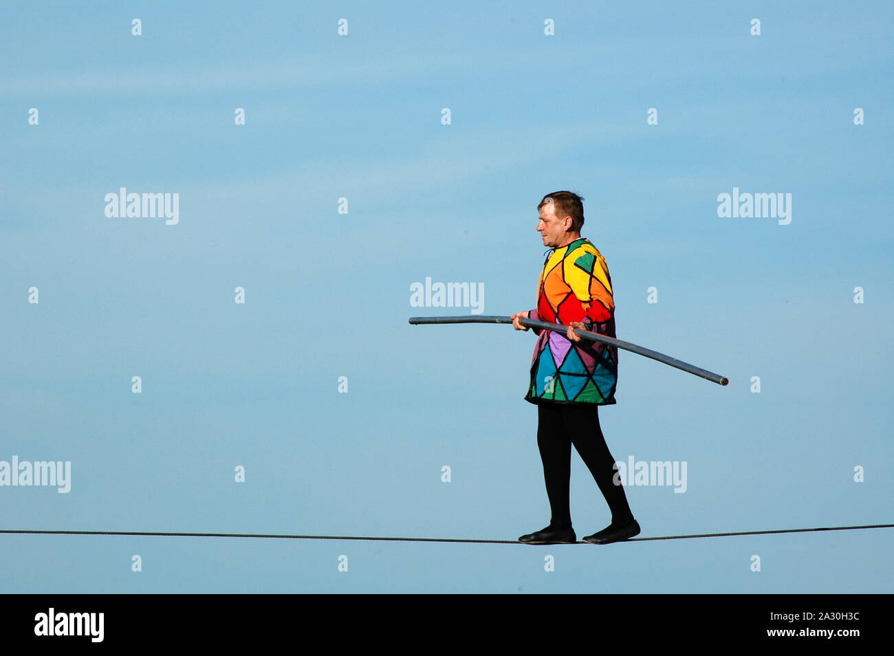 Tightrope walker circus hi-res stock photography and images - Alamy