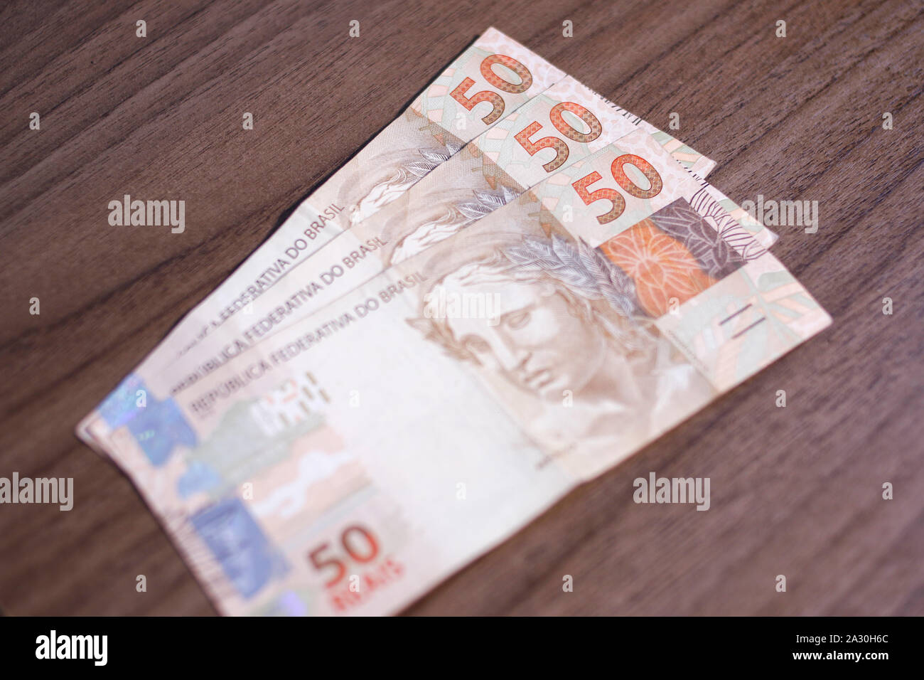 Brazilian 50 real banknote hi-res stock photography and images - Alamy