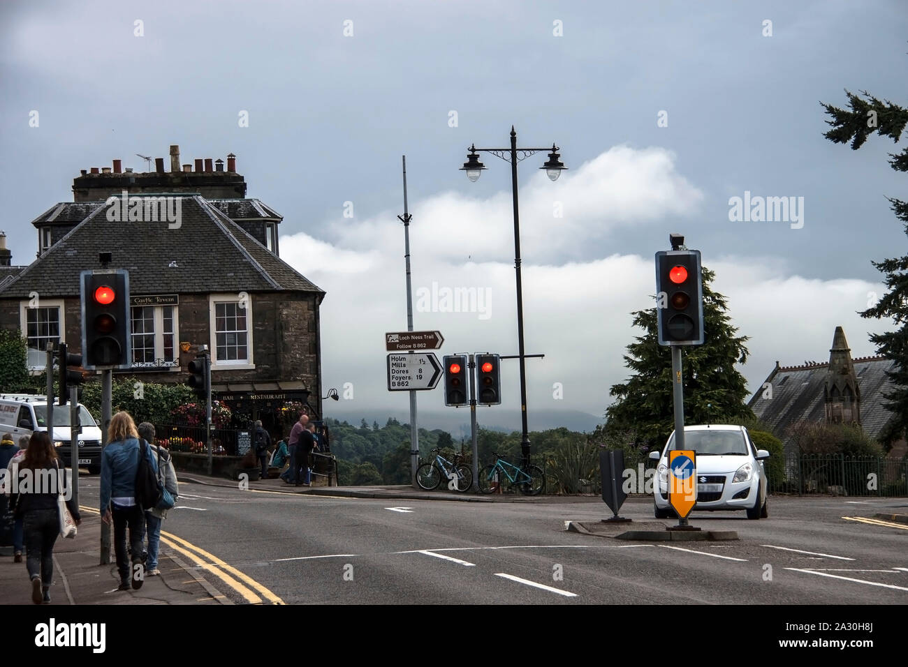 Inverness road sign hi-res stock photography and images - Alamy