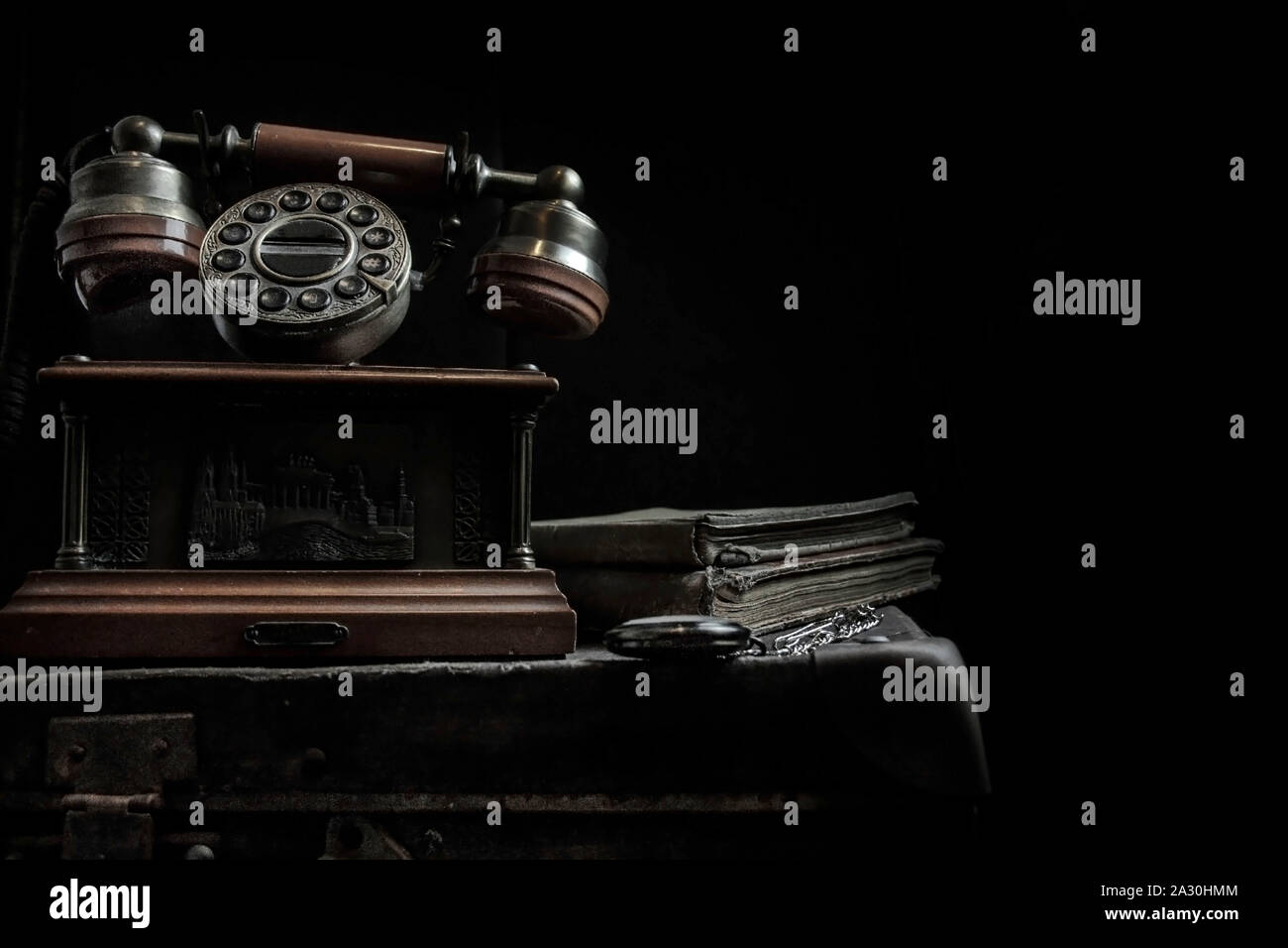 Old telephone hi-res stock photography and images - Alamy