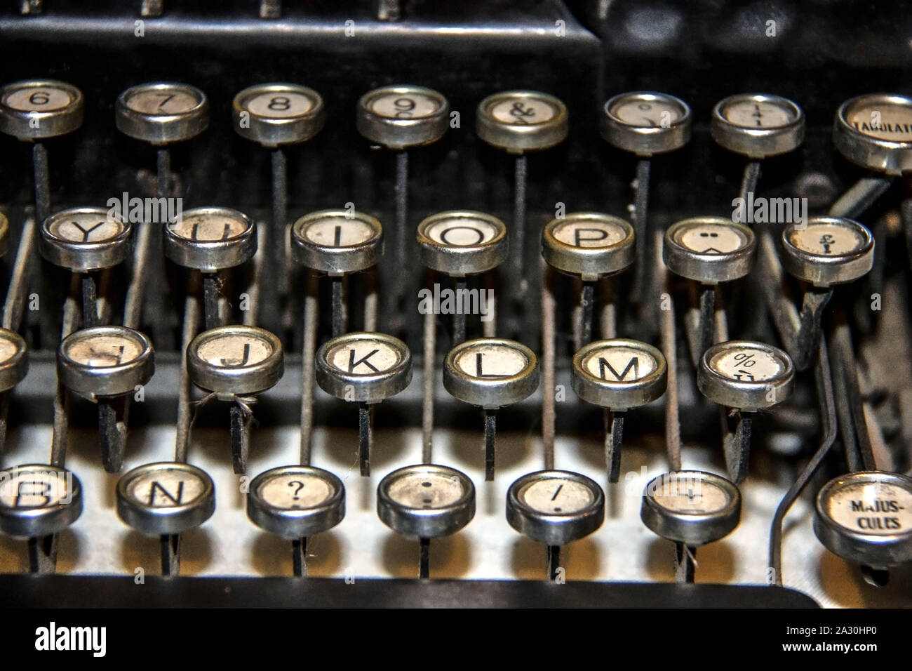Typewriting 1900 hi-res stock photography and images - Alamy